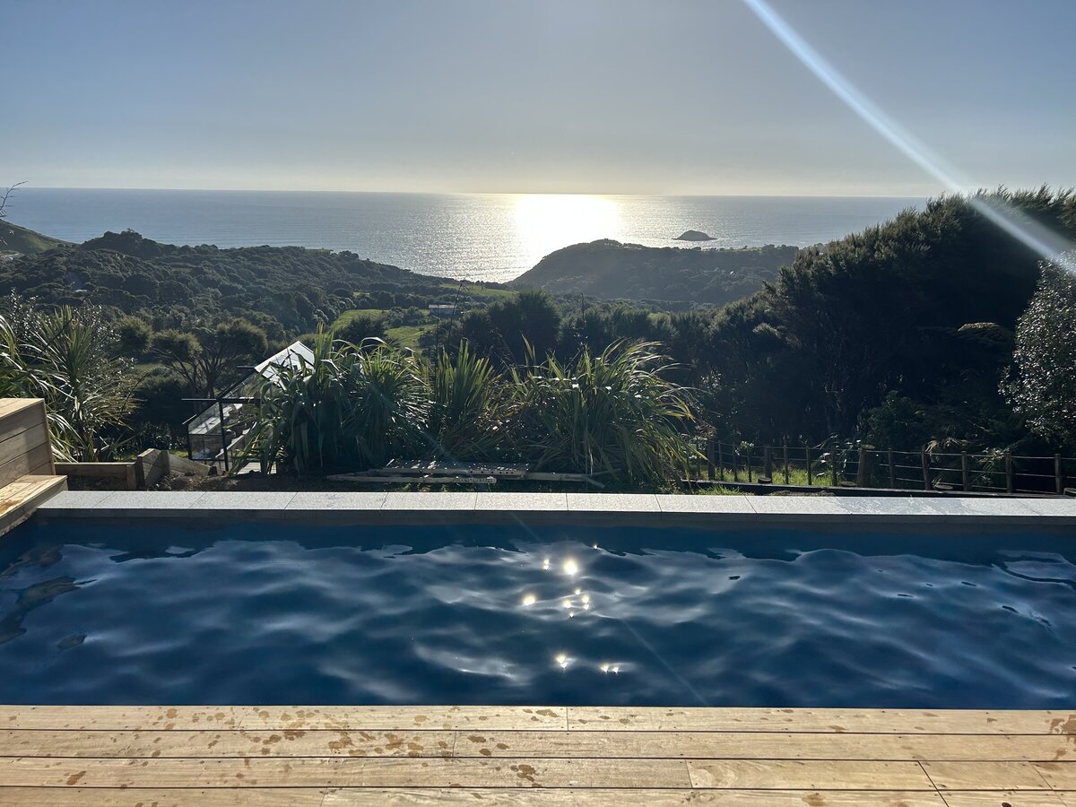 Muriwai pool and pool house design Auckland | Radley Architectural Design