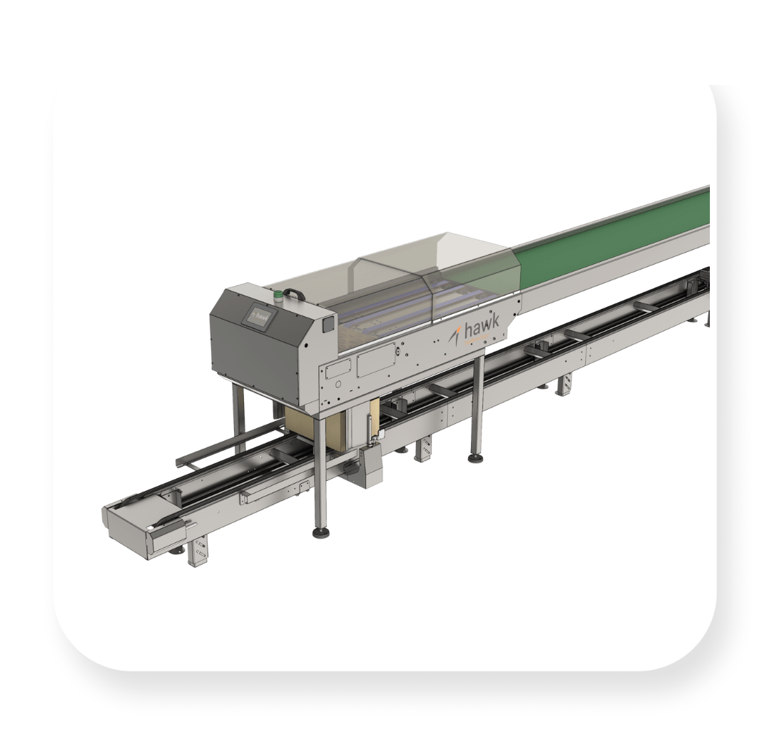 Tray Inserter for Apple Packing | Hawk Technology
