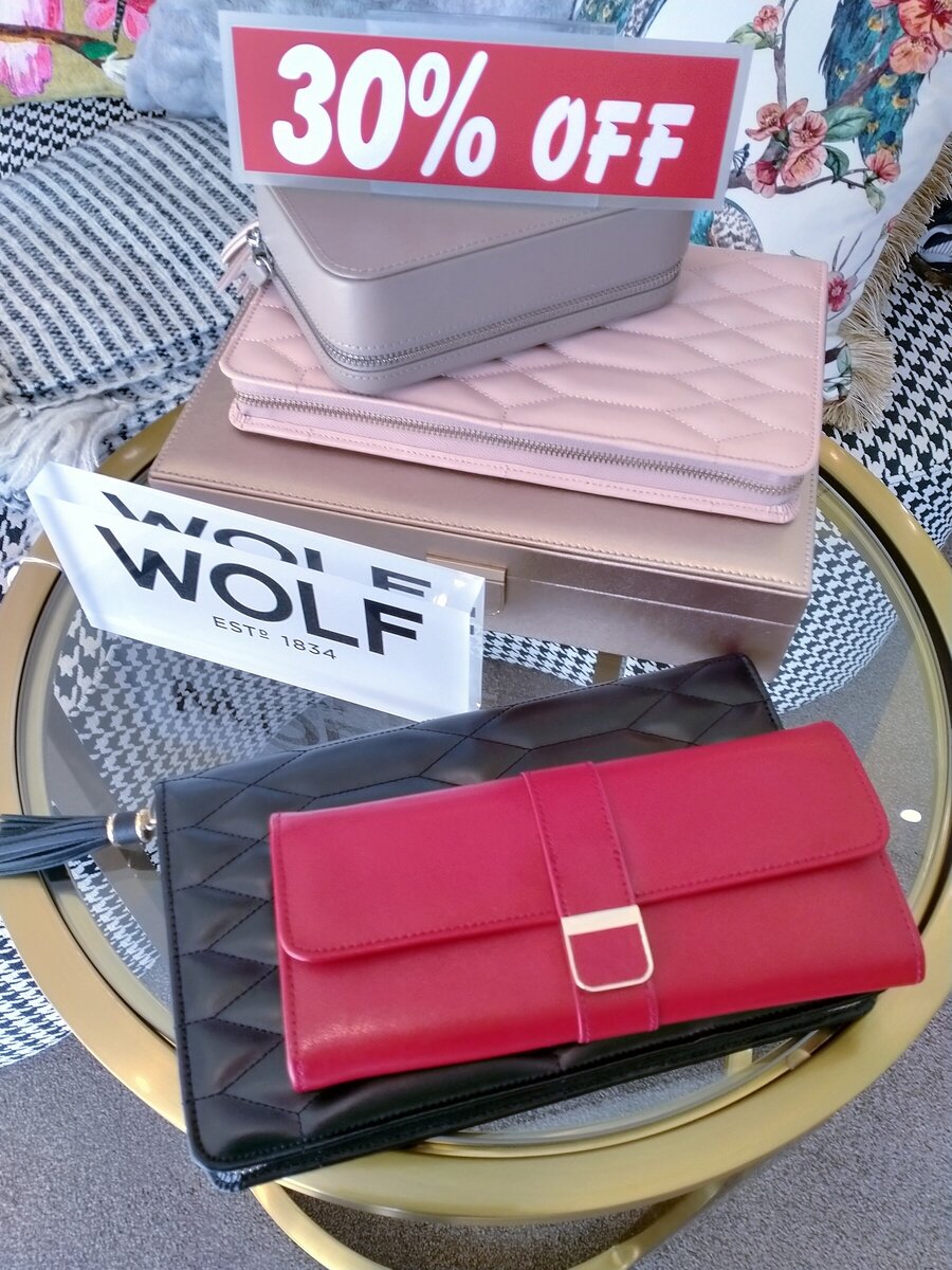 30% OFF WOLF DESIGNER JEWELLERY CASES!! | Midas Diamond Jewellers