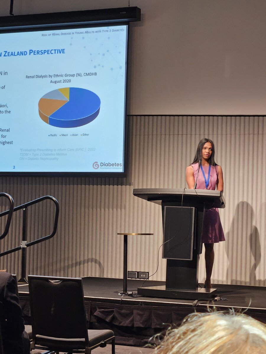 Presentation at NZSSD - renal disease in young adults with type-2-diabetes