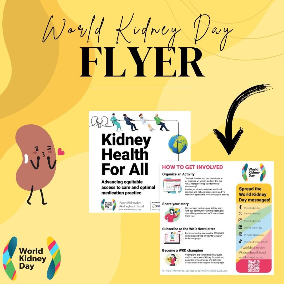 World Kidney Day 14 March 2024