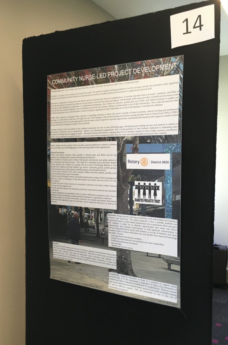 Poster - Community Nurse Led Project Development (with Rotary) 2017