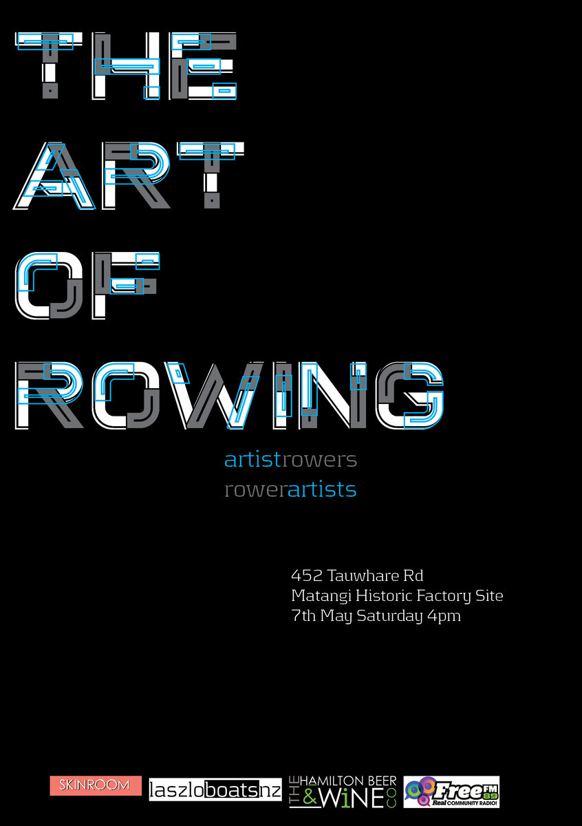 The Art of Rowing Exhibition | Invitation | Laszlo Boats NZ
