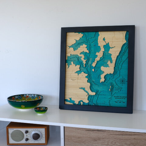 Matai Gallery: Beautiful 3D topographical map art | Buy NZ Made