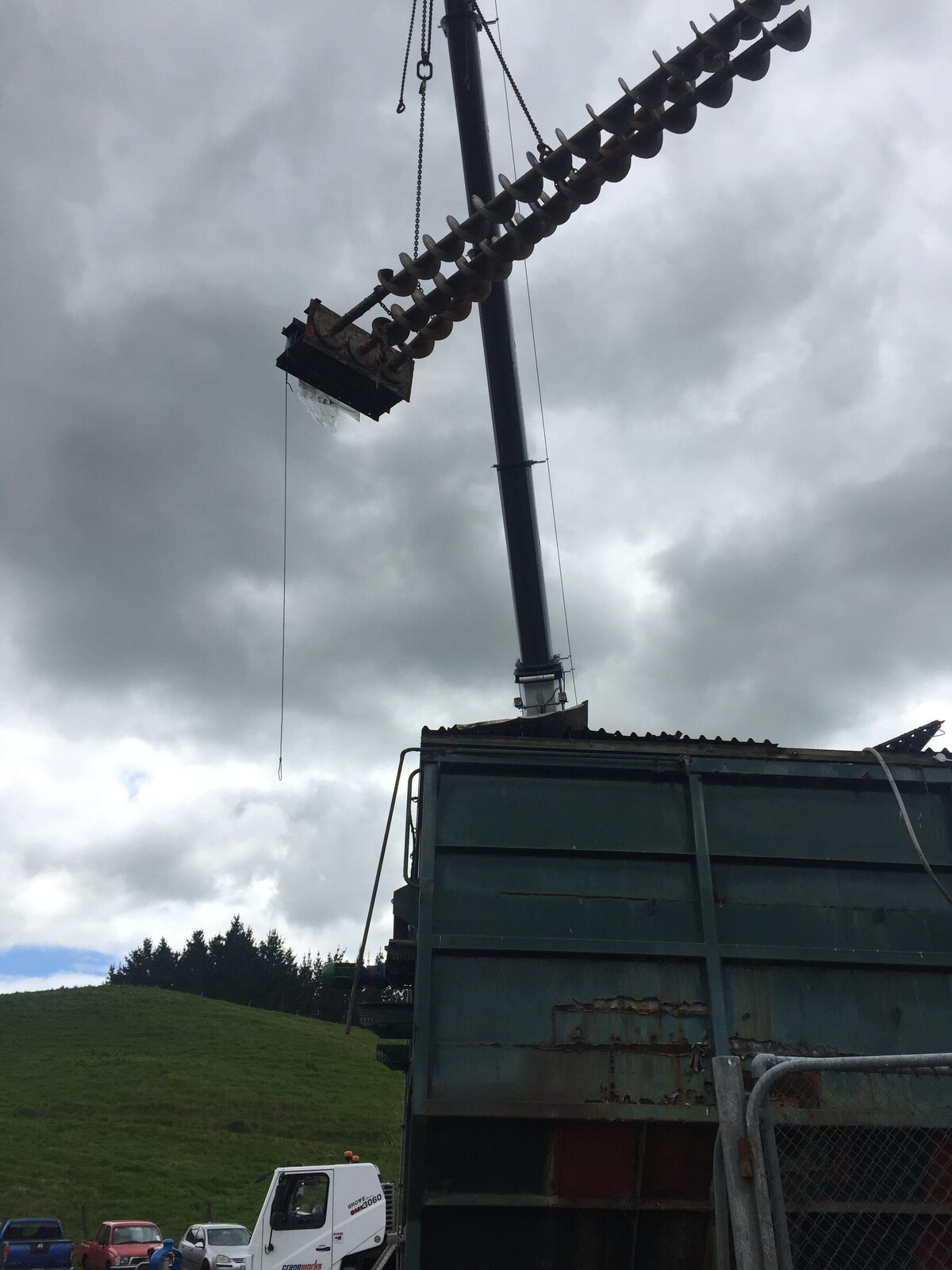 Installation of Meat Hogger