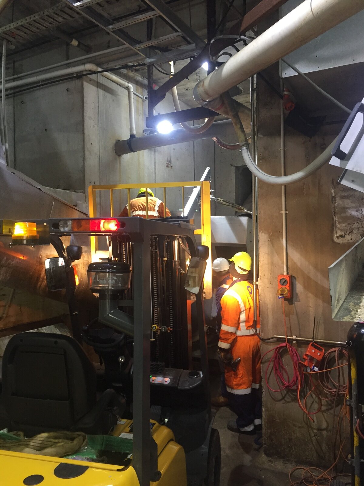 Installation of Meat Hogger