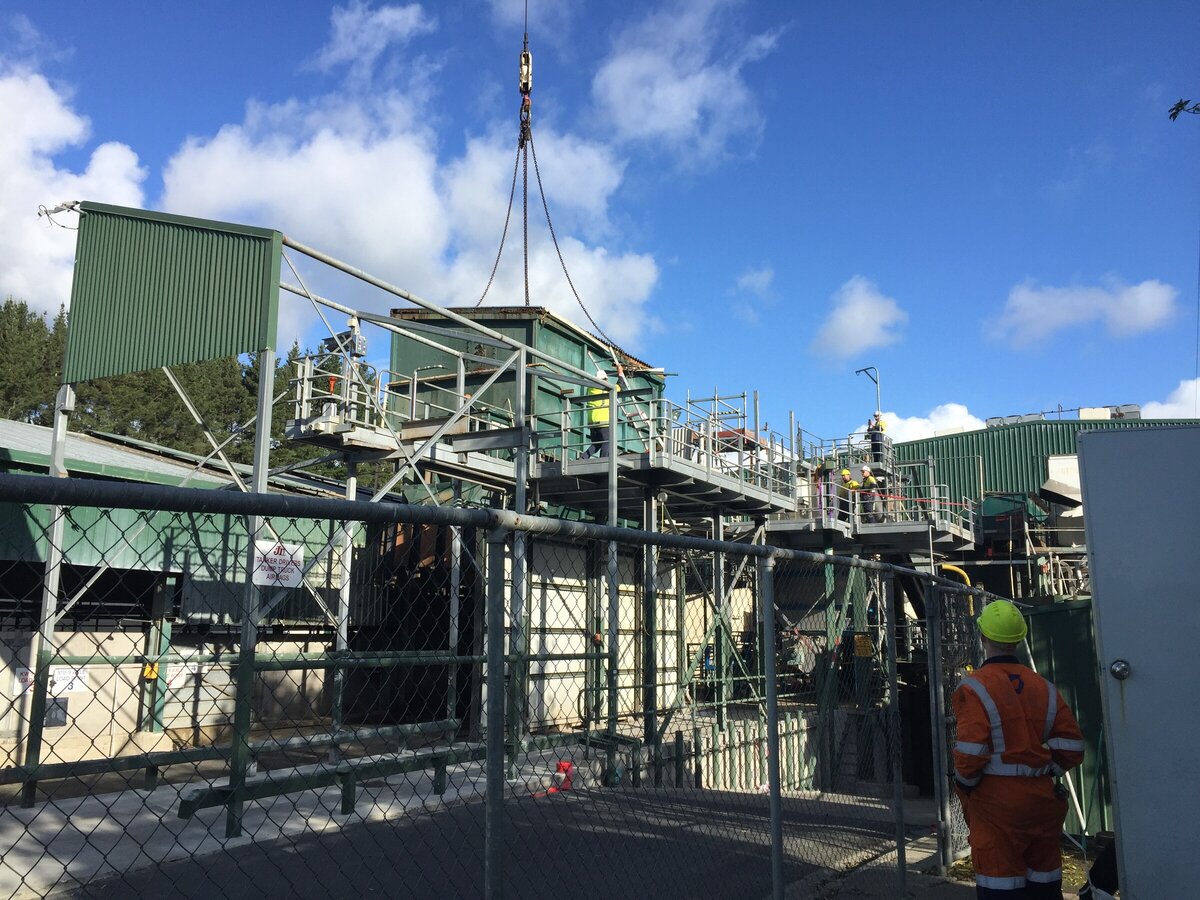 Installation of Meat Hogger