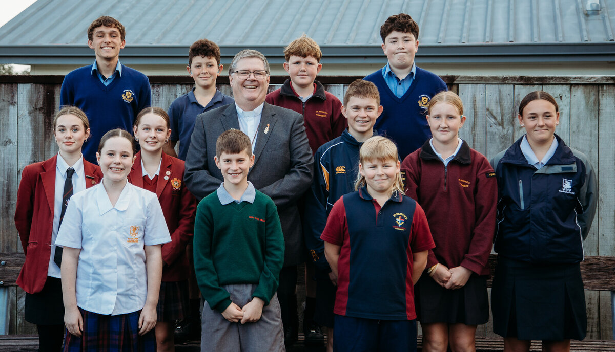 Catholic School Children Meet Bishop Richard | Catholic Development ...