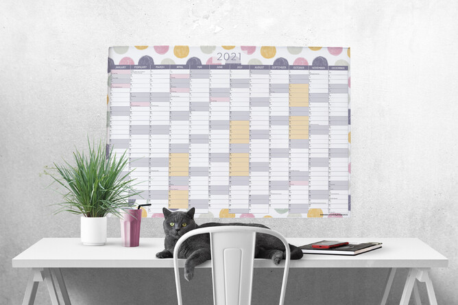 Get organised with a wall planner | Boldly