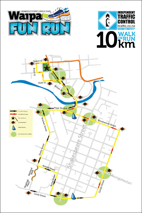 Waipa Fun Run | Course Maps and Race Results