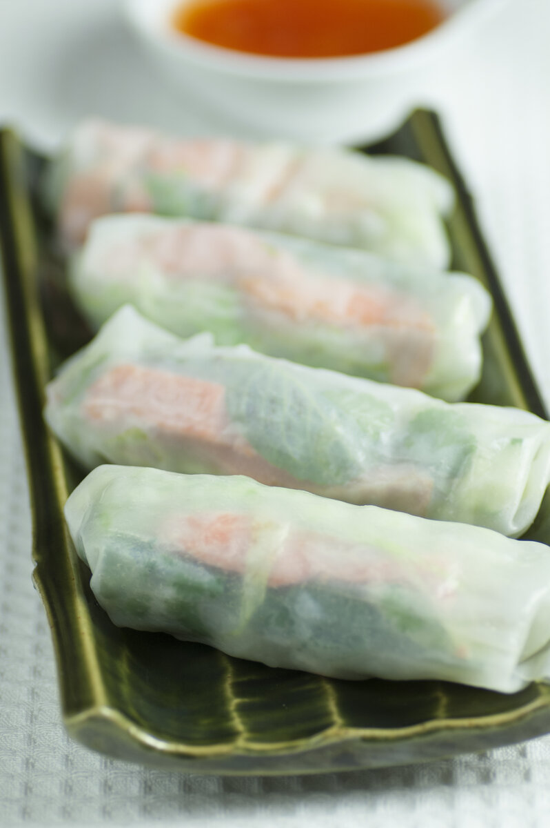 Smoked Salmon Spring Rolls | Irvine Holt