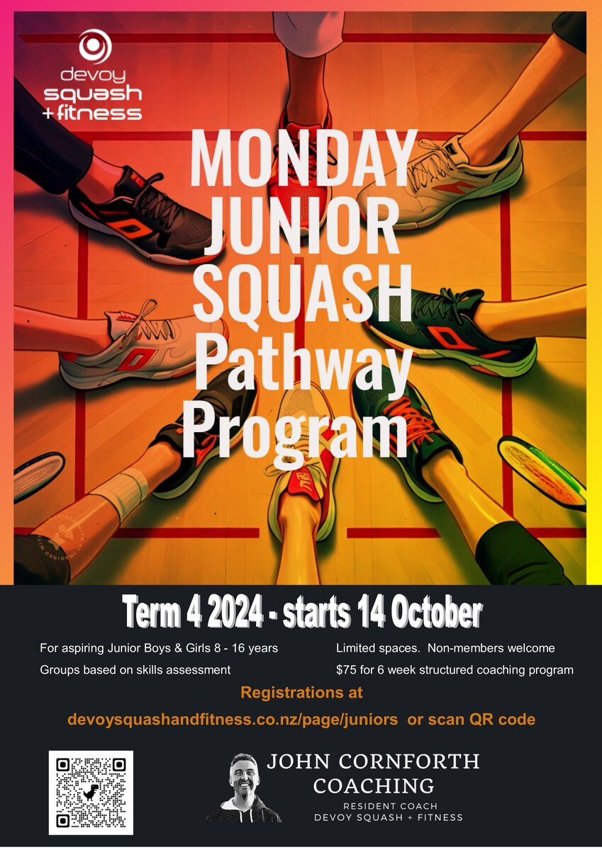 Term 4 Junior Coaching Program | Devoy Squash & Fitness
