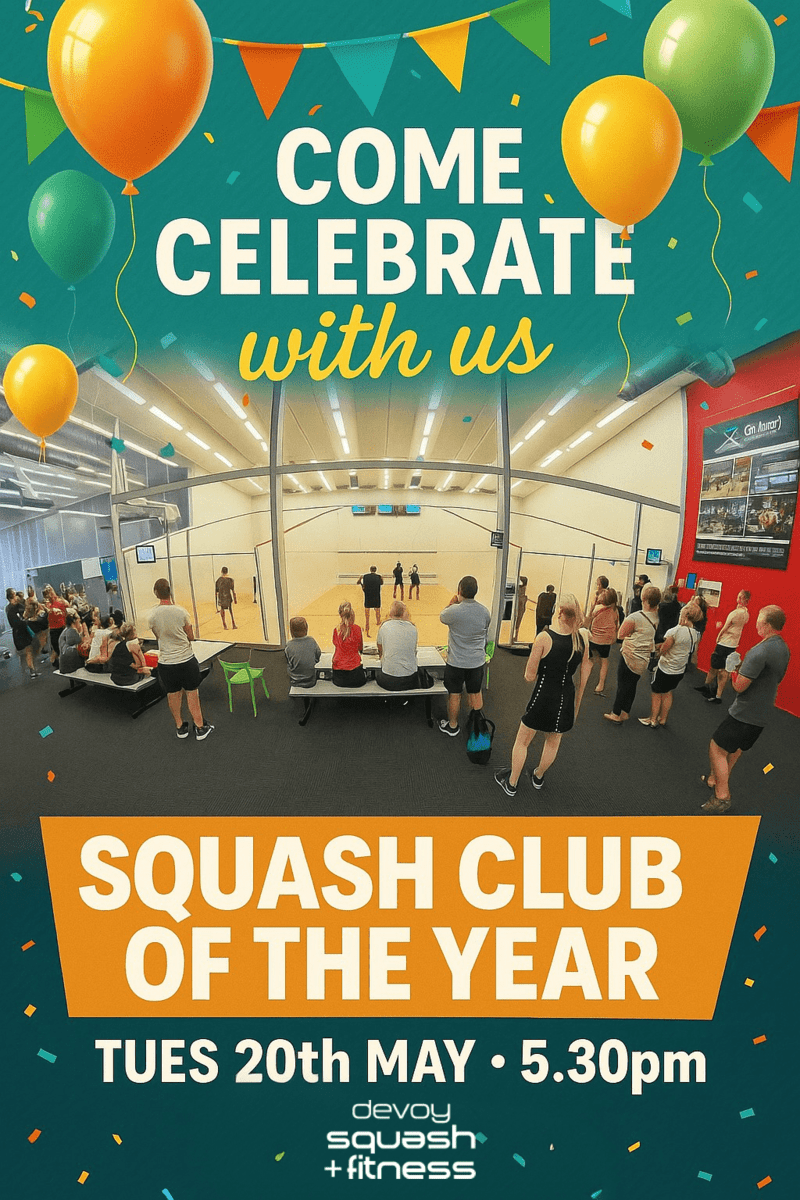 Club of Year celebration | Devoy Squash & Fitness