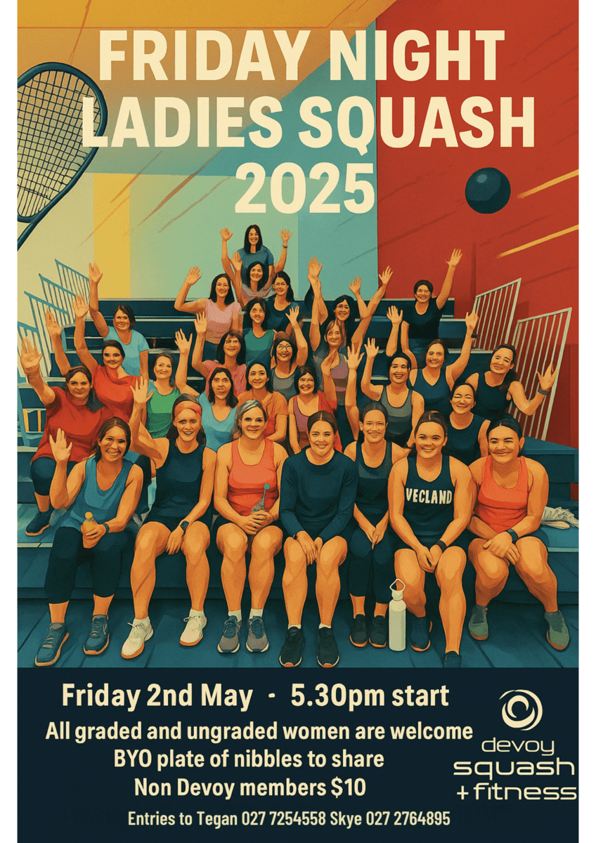 Friday Night Ladies is back | Devoy Squash & Fitness