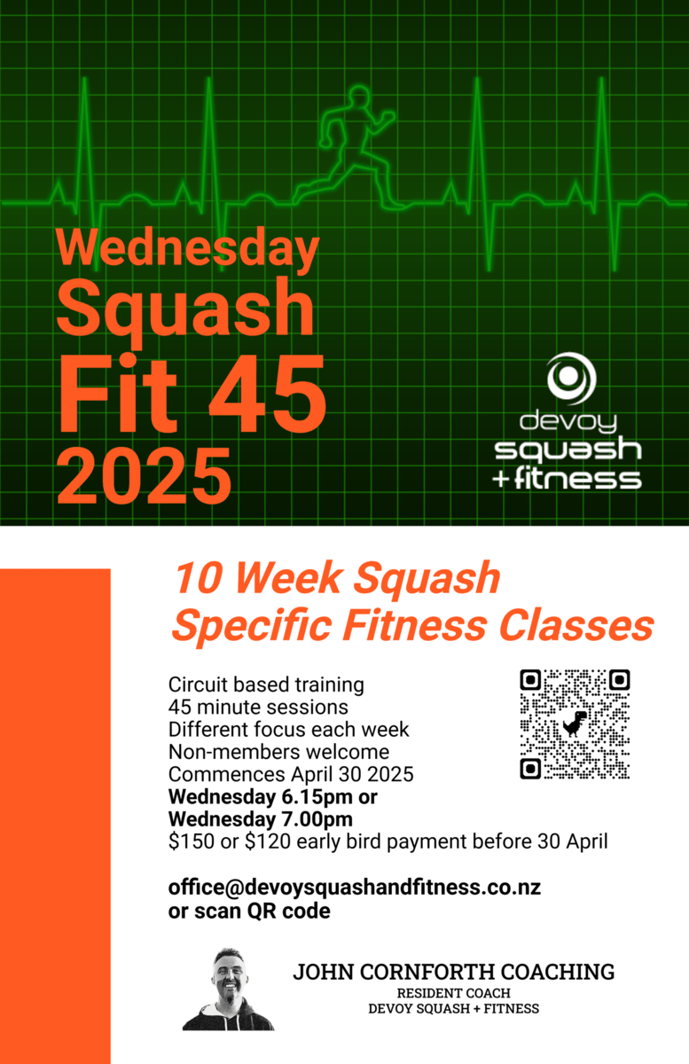 Squash Fit 45 | Devoy Squash & Fitness