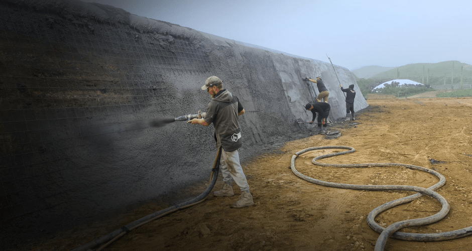 Shotcrete Concrete Spraying | Empire Concrete Pumping | Empire Concrete ...