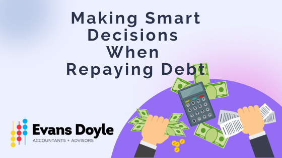 Making Smart Decisions When Repaying Debt | Evans & Co Accountants ...