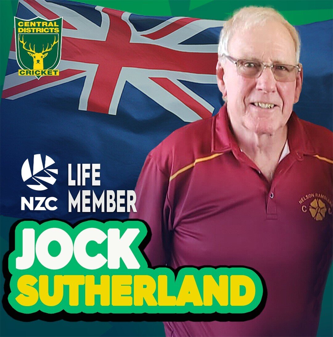 Jock Sutherland made Life Member of New Zealand Cricket | Nelson ...