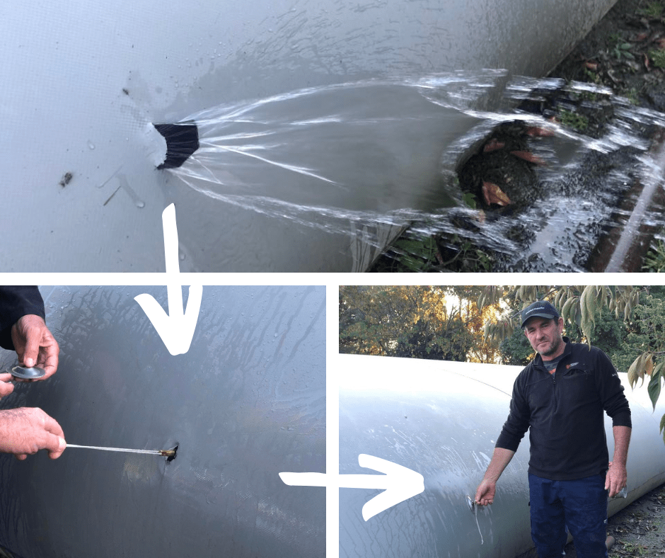 Flexi Tanks | Punctured Flexi Tank = No Problem