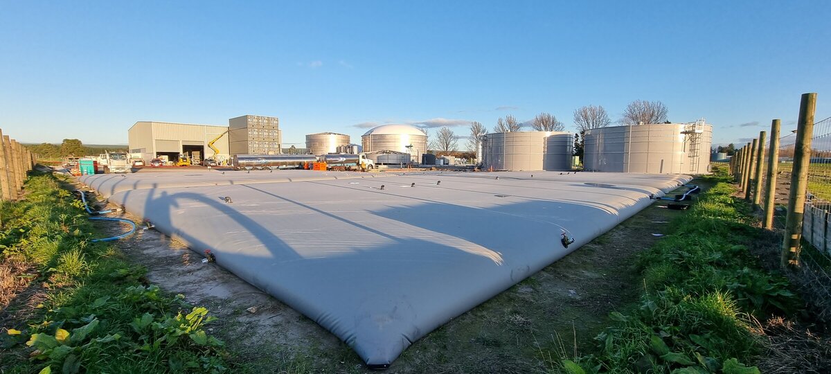 Flexi Tanks | Ecogas Reporoa opens its first organics processing ...