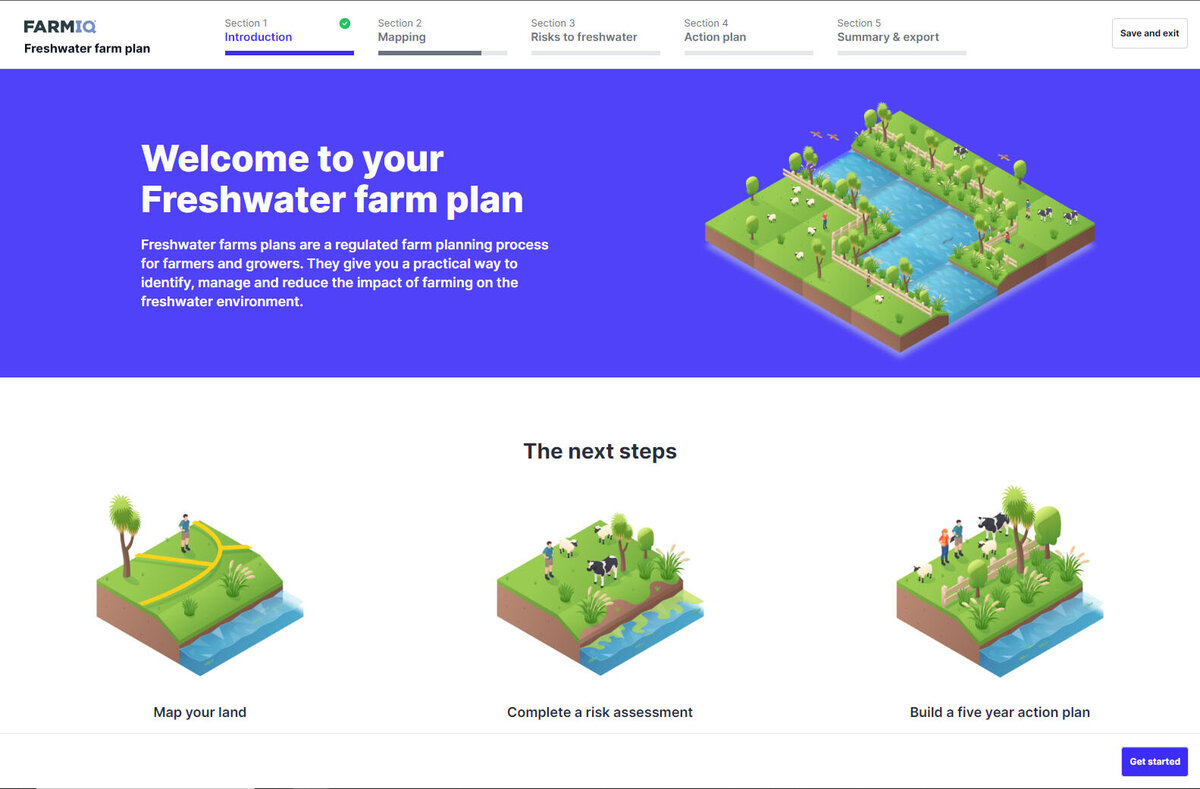 FarmIQ Freshwater Farm Plan Tool