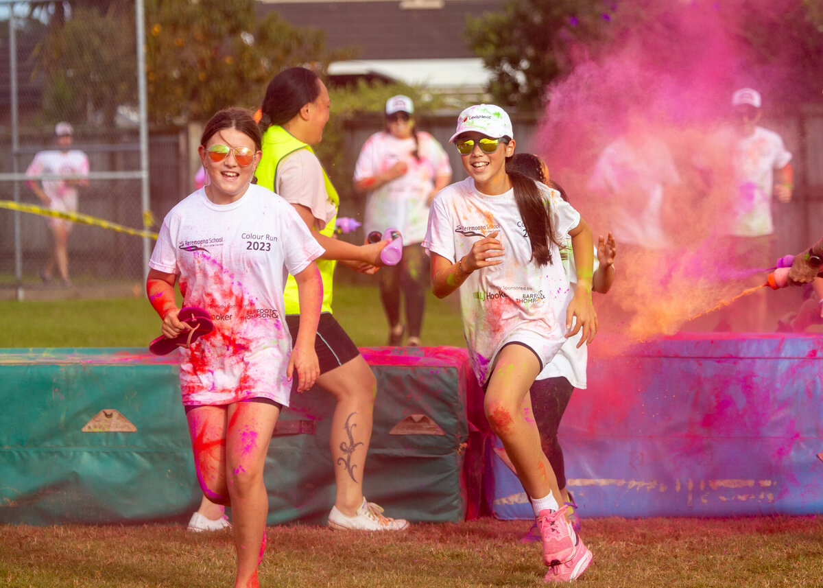 Colour Run Fun! | Reremoana School