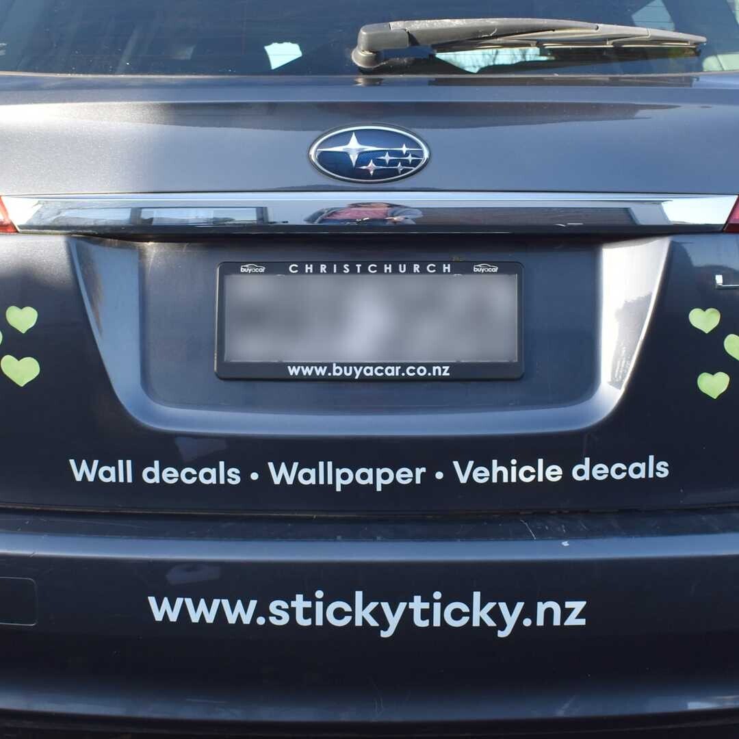 Company car decals | Custom car stickers | Sticky Ticky
