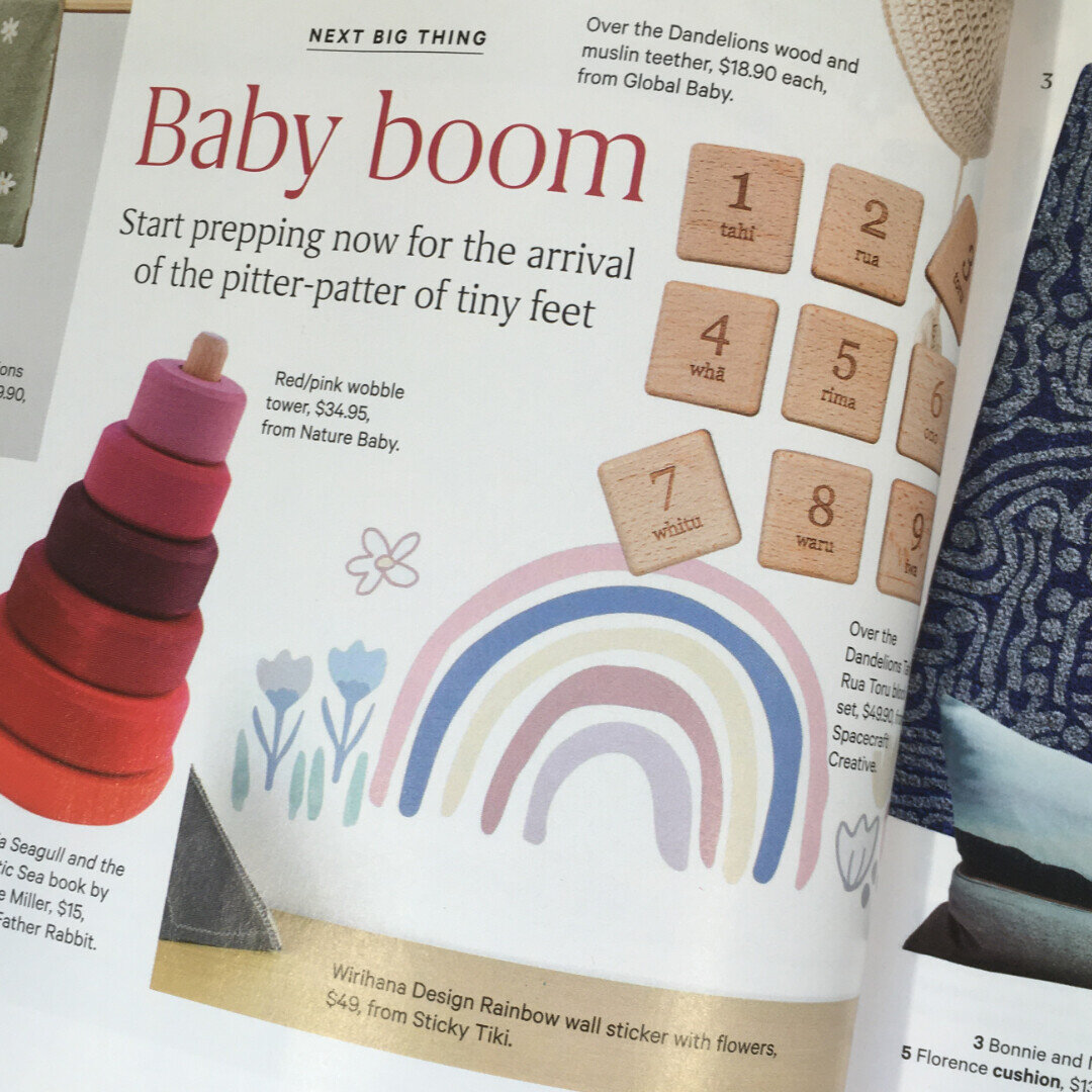 Press features of Sticky Ticky Wall Decals