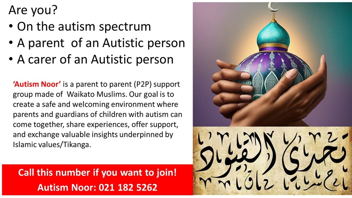 Autism Noor | Waikato Muslim Association Inc