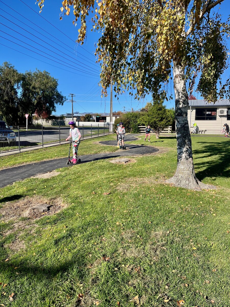 Scooter track fun | Renwick School