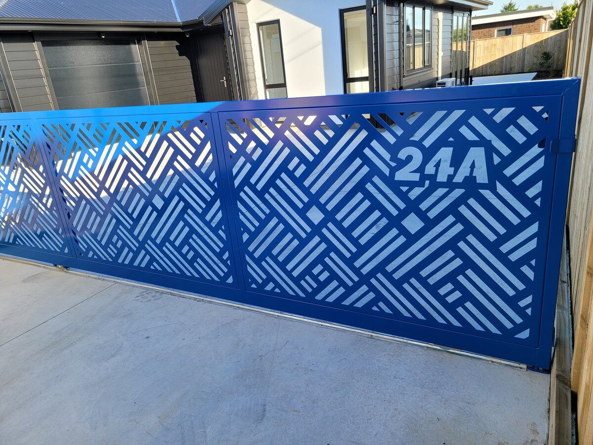 CNC Cut Custom Gate | Complete Custom Engineering