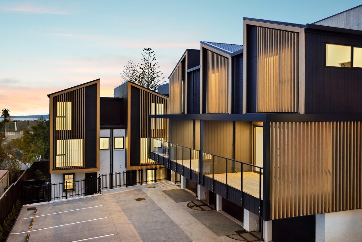 Town House Development, Mission Bay, Auckland | Powder Coating Group