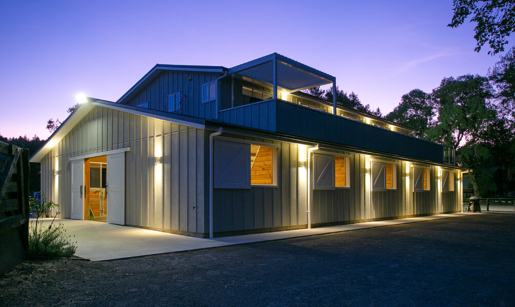 Barn style home with stables | Design and build project | Harrison Lane