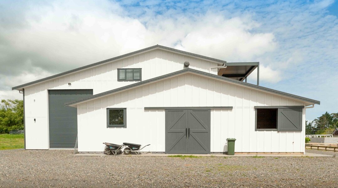 Oxford Barn with stables Karaka | Design and build project | Harrison Lane