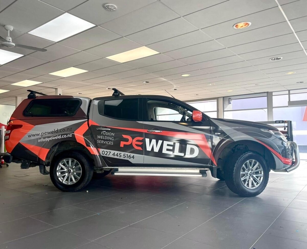 Our New Ute Signage | PE Weld