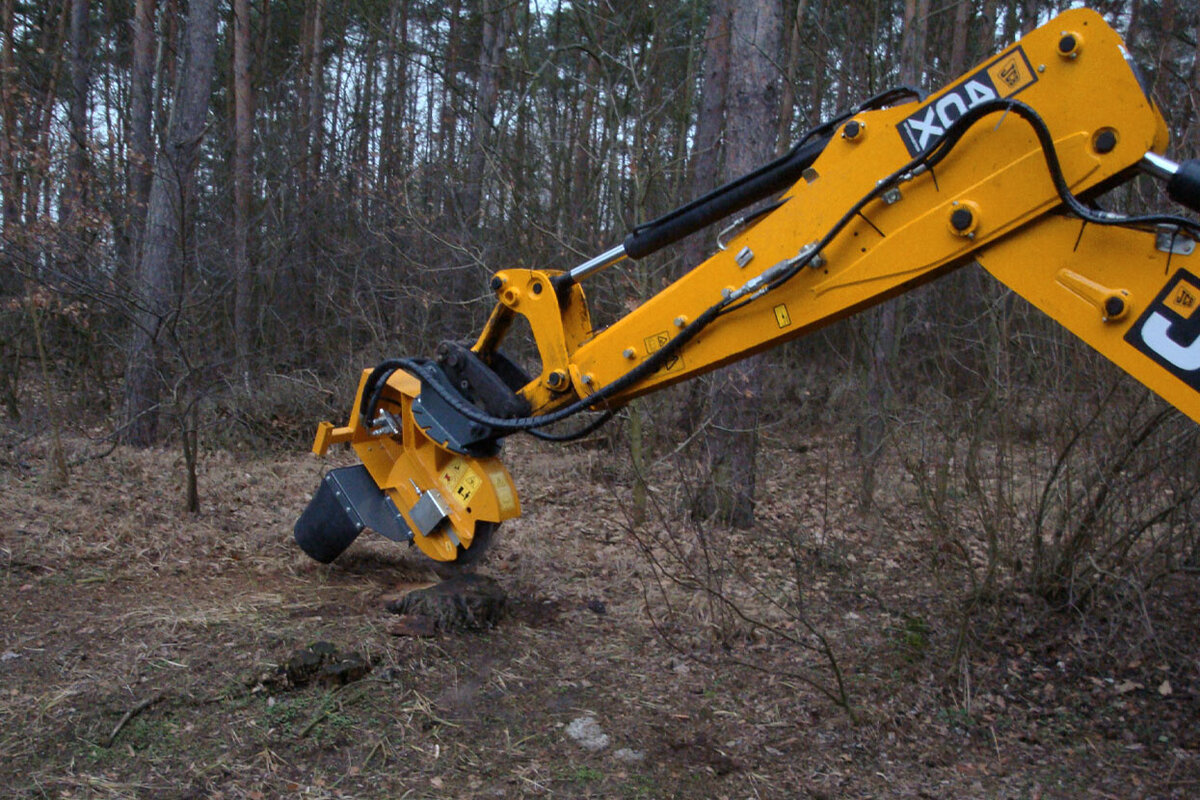 Stump Cutter for Excavators | Rolmex | Rolmex