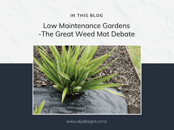 How to make a Low Maintenance Garden - With or Without Weed Mat | DIY ...