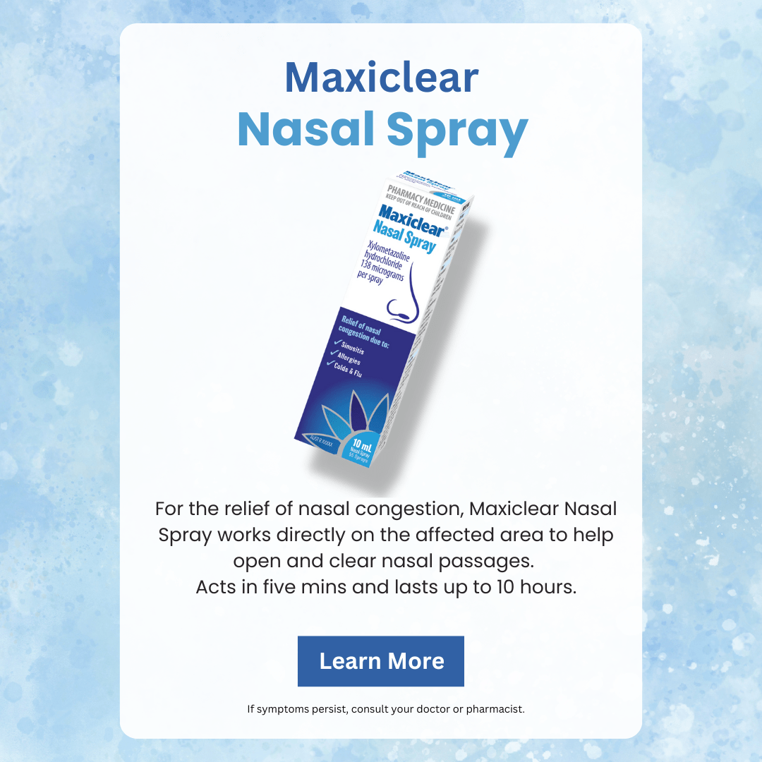 Breathe Free & Clear with Maxiclear | Anglesea Pharmacy