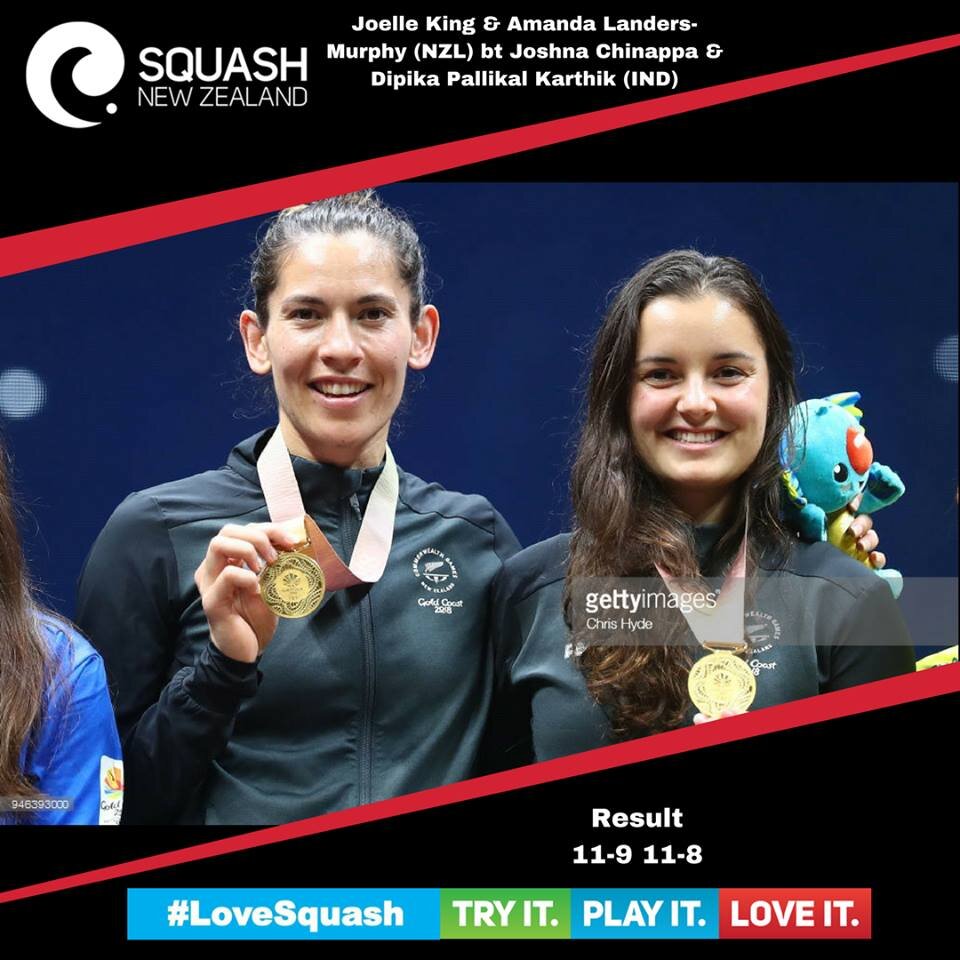 Gold for Amanda at the Commonwealth Games! | Squash Bay of Plenty