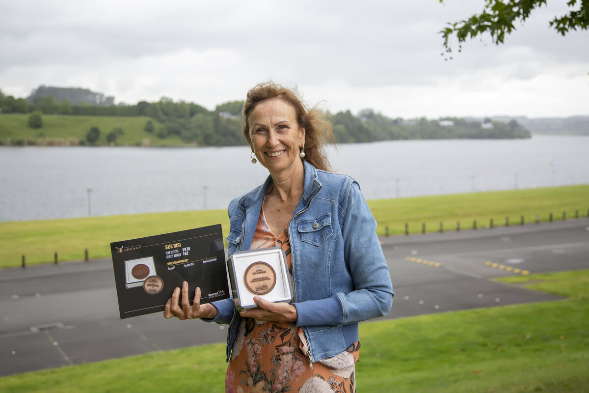 Sue Risi receives Legacy Medal