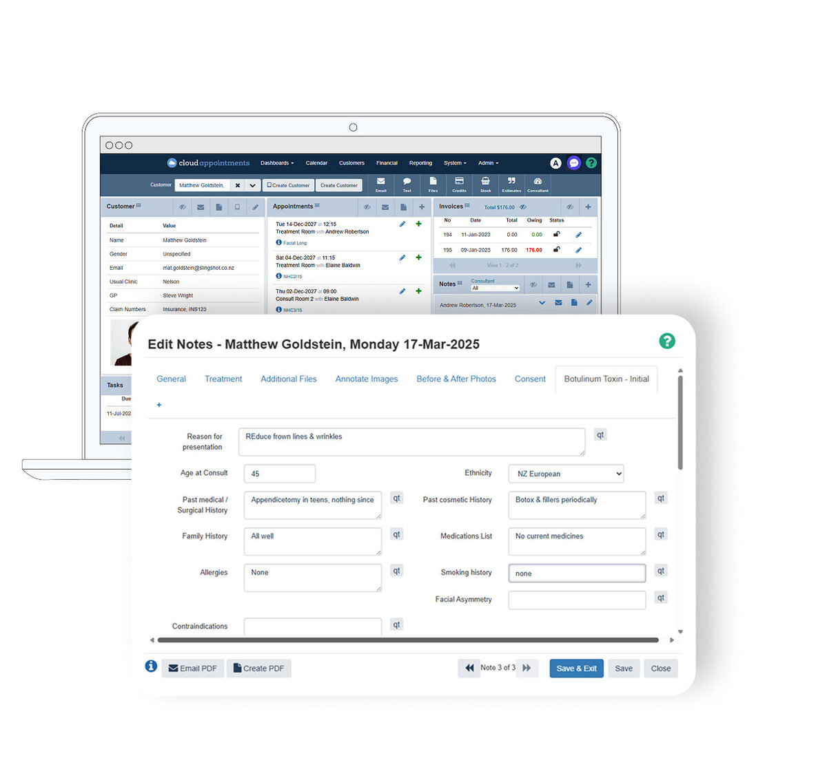 Cosmetic Clinic Management | Cloud Appointments