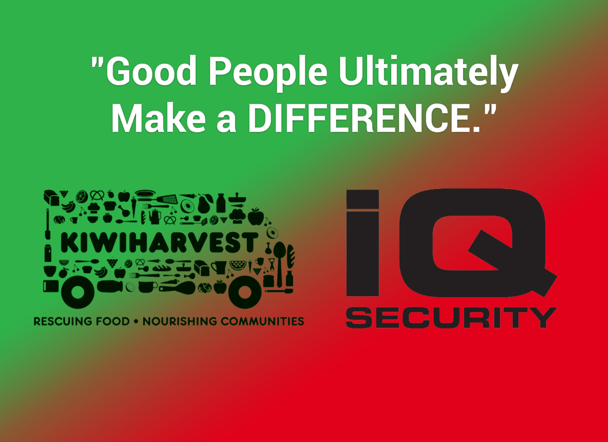 IQ Security | IQ Security Gives Back to the Community through Kiwi Harvest