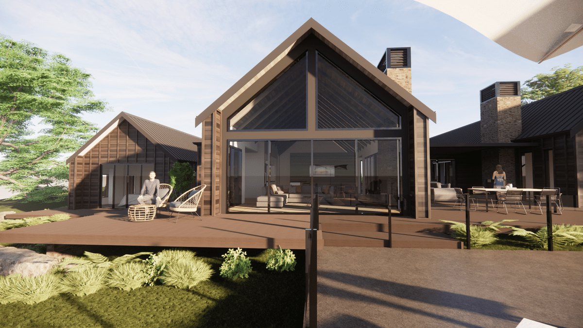 Stunning multi-level, multi-pod home design | Turner Road Architecture