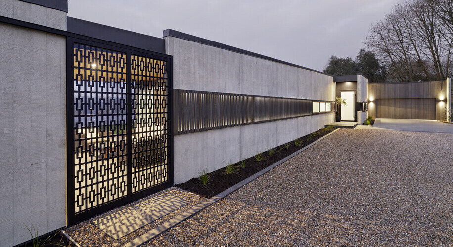 Architecturally designed cedar and concrete tilt-slap home | Turner ...