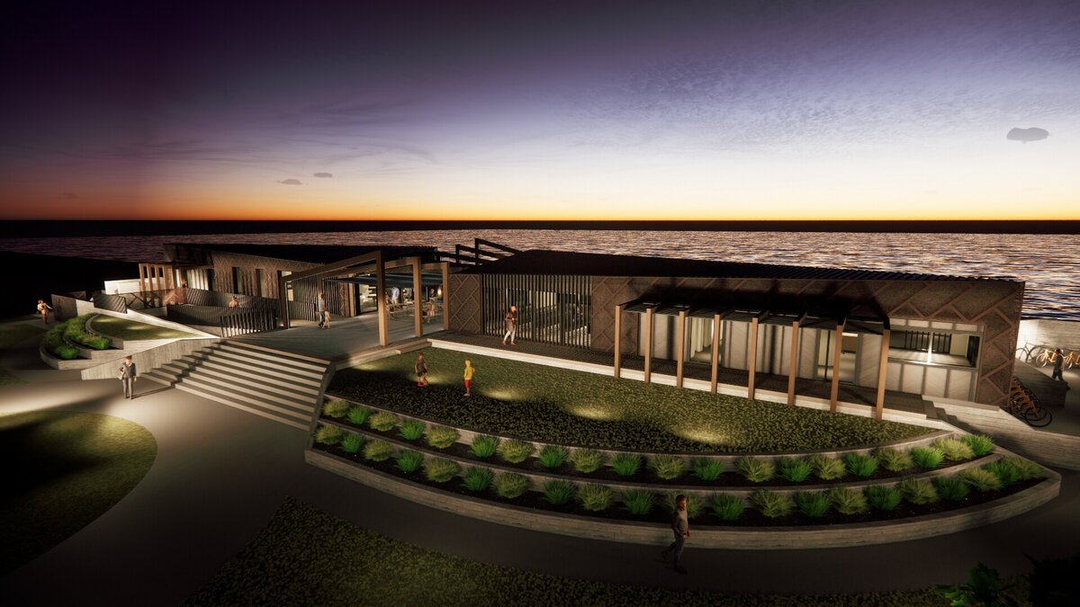 Commercial Waterfront Cafe and Conference Centre designed by Turner ...