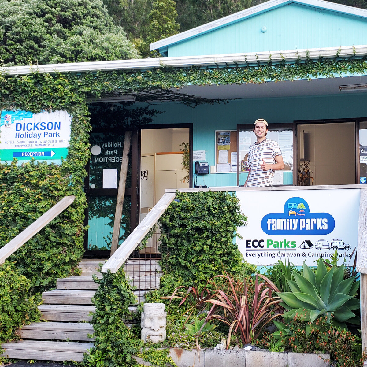 Contact | Dickson Holiday Park | Thames | Coromandel