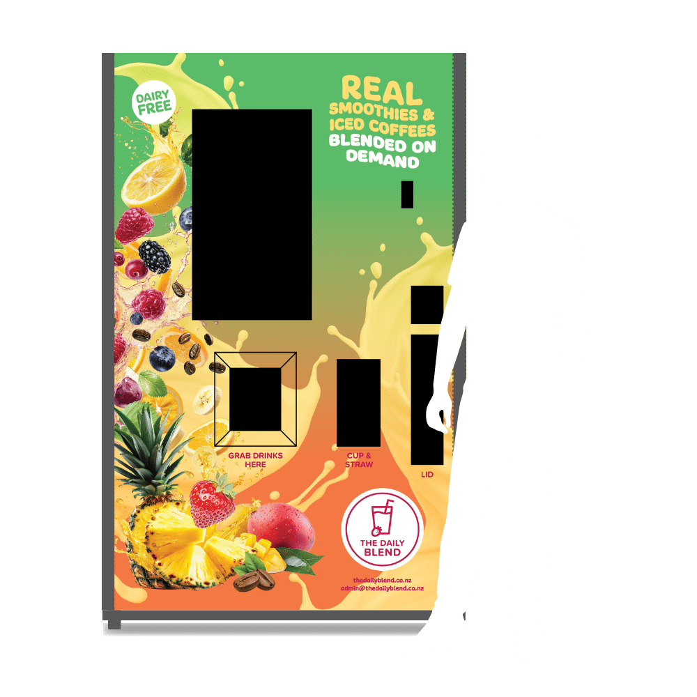 The Daily Blend | Real Fruit Smoothy Vending Machines | The Daily Blend