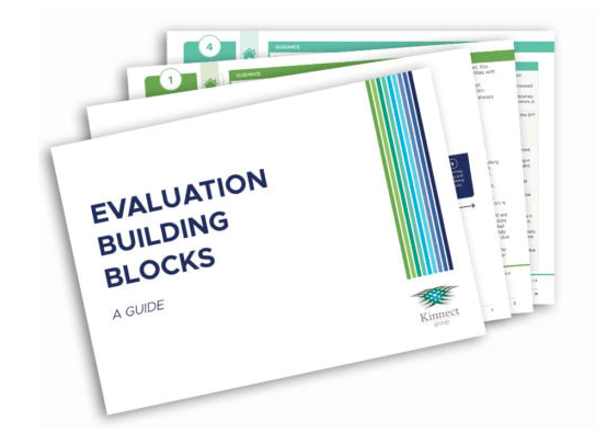Release Announcement: Evaluation Building Blocks – A Guide | Kinnect Group