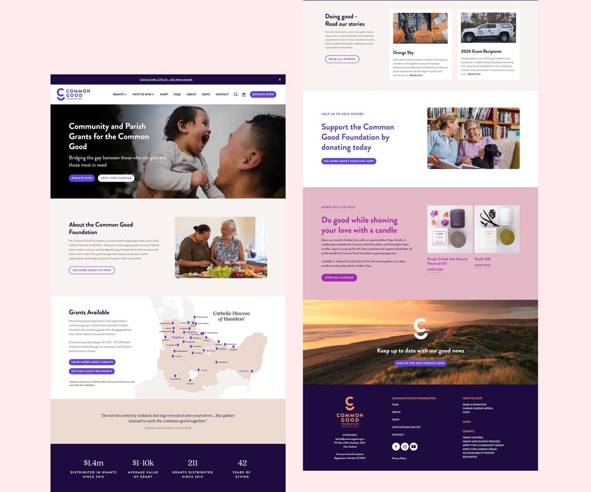 Common Good Foundation Website | Frank Communication