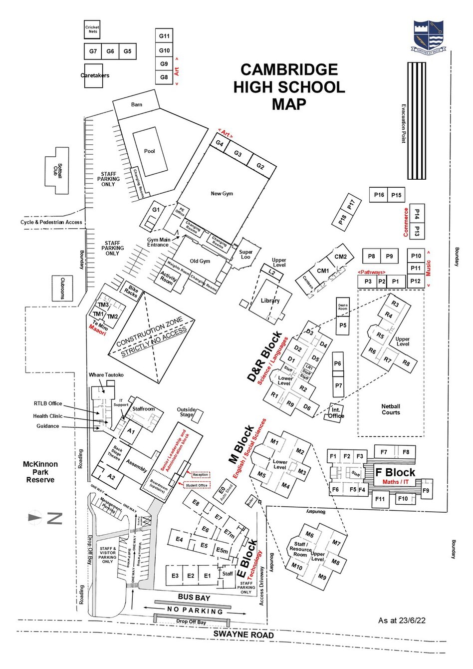 School Map | Greg Thornton